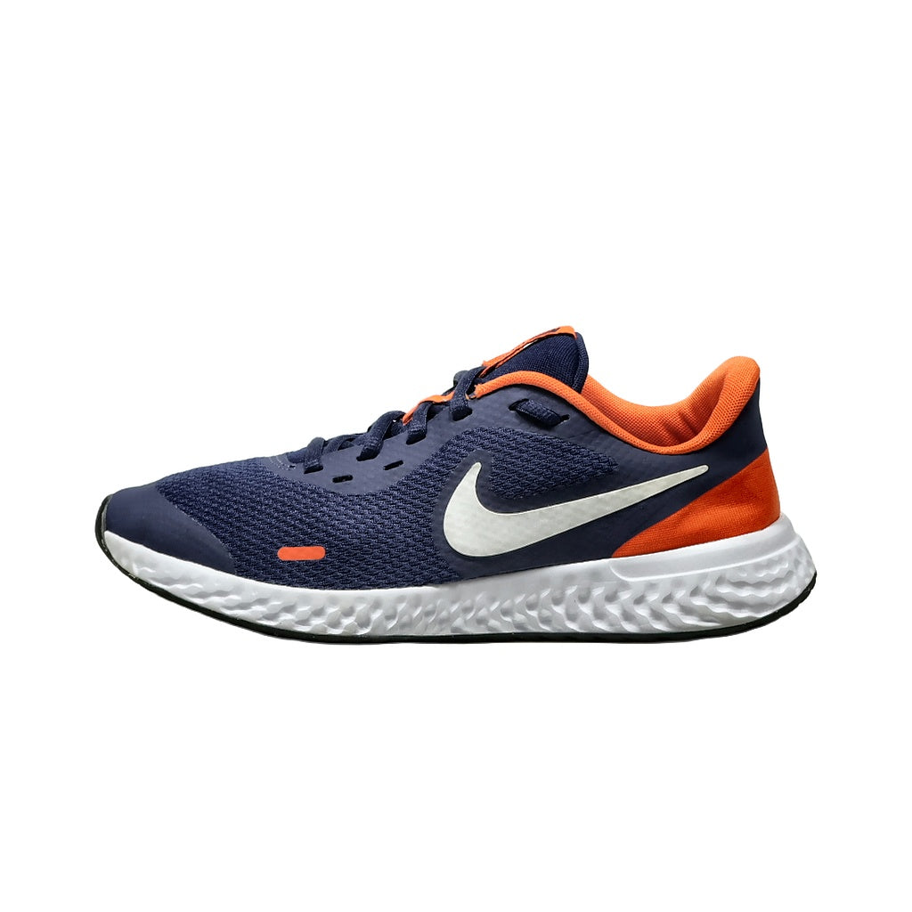Nike Revolution 5 Sport Shoes Fabric Blue Color For Kids – Flipp