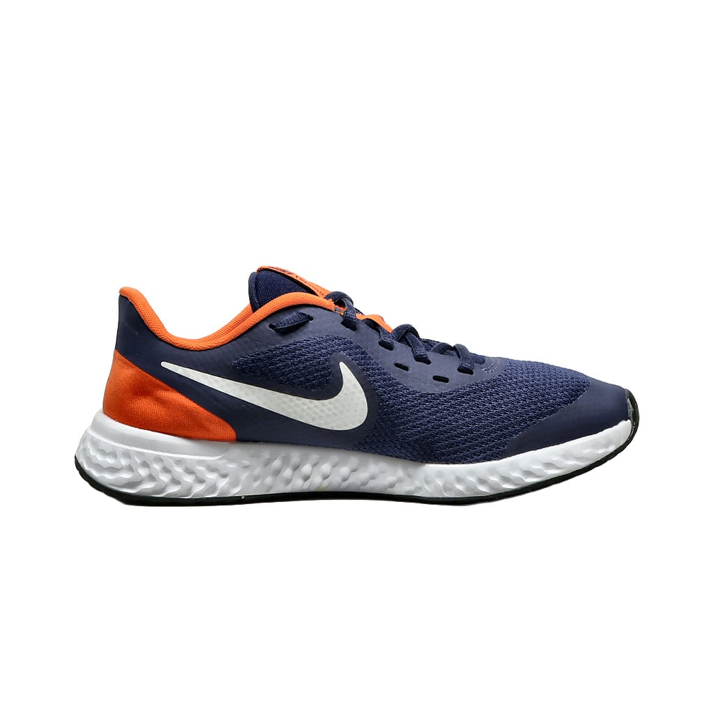 Nike Revolution 5 Sport Shoes Fabric Blue Color For Kids – Flipp