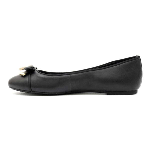 Michael Kors Casual Ballerinas Leather Black Colour For Women – Flipp